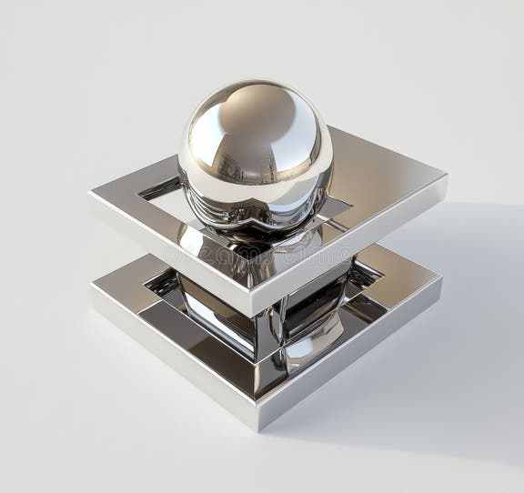 The Image Network Features a Chrome Icon in the Form of a Silver ...