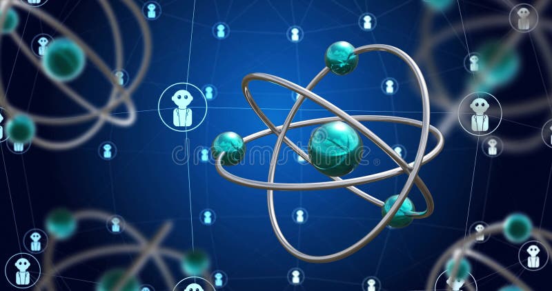 Image of Networks of Connections, Scientific Data Processing and Ai ...