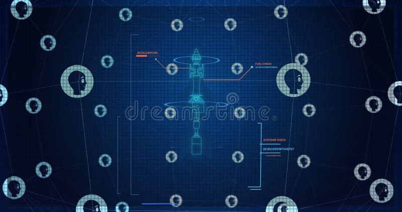 Image of Networks of Connections, Scientific Data Processing and Ai ...