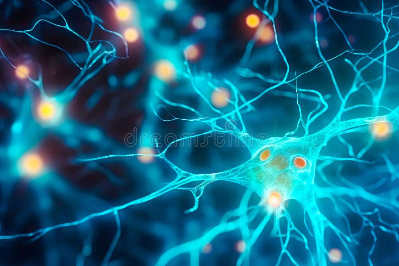 An Image of Neurons Involved in Learning and Memory Formation, Such As ...
