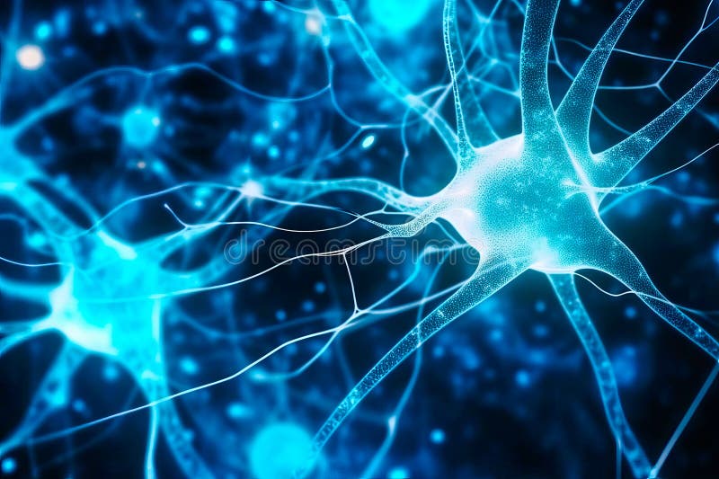 An Image of Neurons Involved in Motor Control, Such As those in the ...