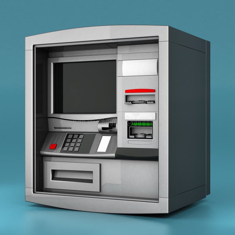 Image of the new ATM stock illustration. Illustration of card - 109173566