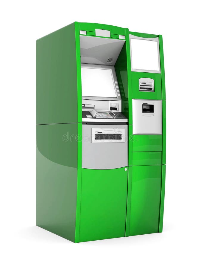Image of the new ATM stock illustration. Illustration of cashpoint ...