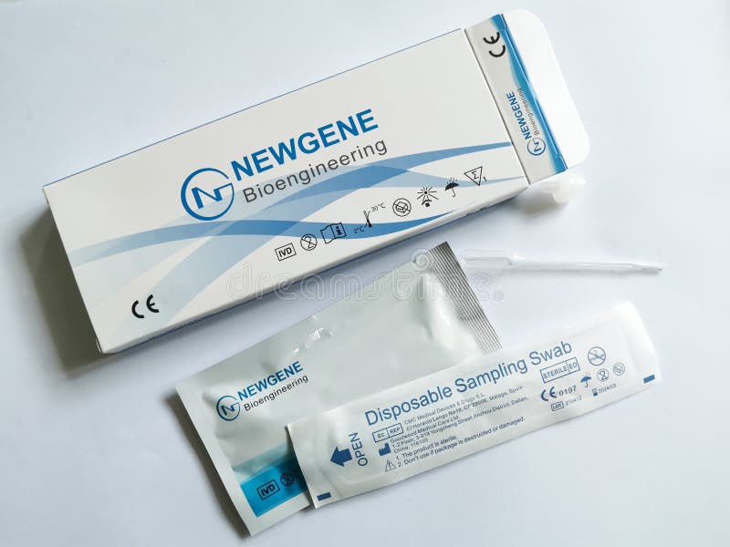 Image of New COVID 19 Actigen Detection Kit. Editorial Image - Image of ...