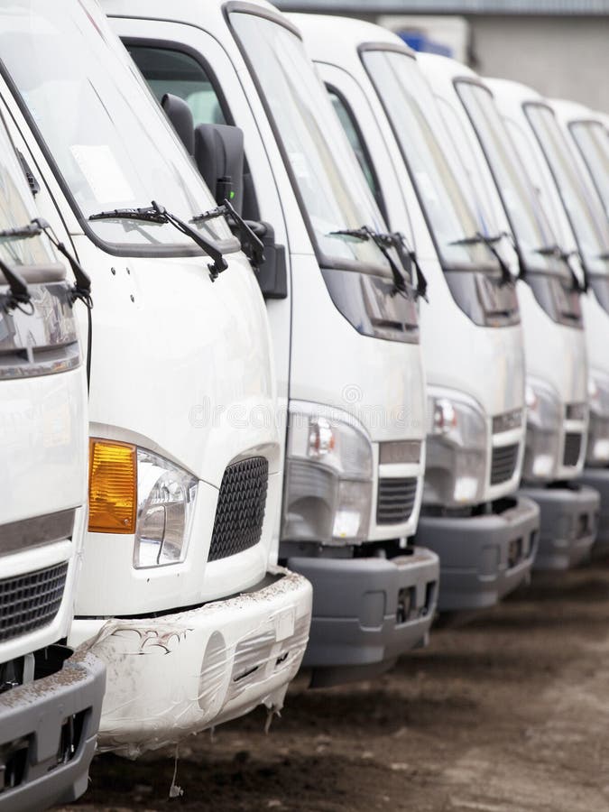 New lorries stock image. Image of sale, business, transportation ...