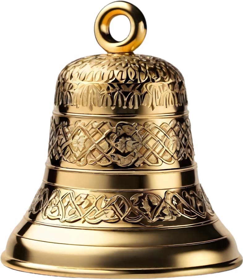 An Image of the New Year Bell. Ai-generated. Stock Illustration ...