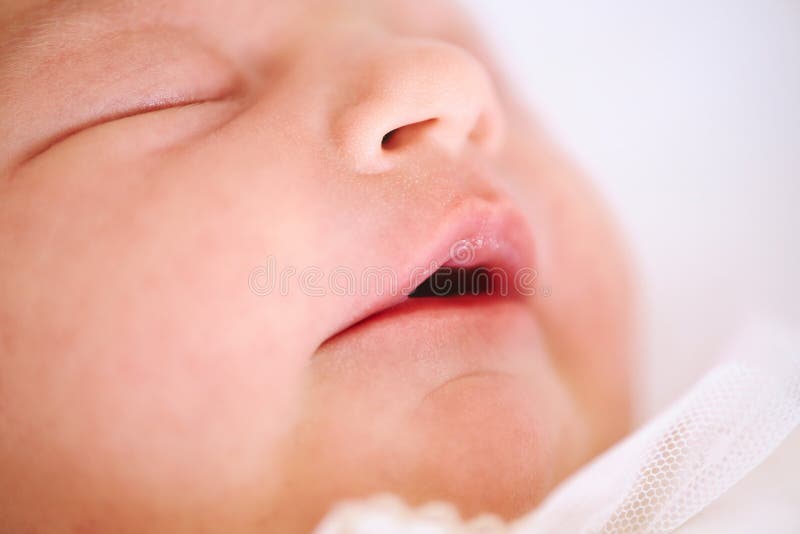 Image of newborn baby face stock image. Image of baby - 266616253