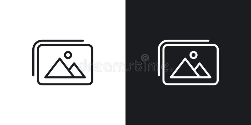 Image Not an Available Icon Stock Vector - Illustration of icon, simple ...
