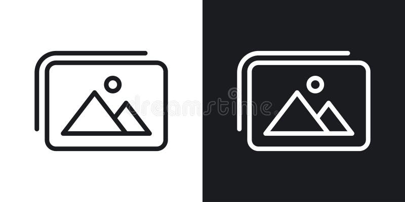 Image Not an Available Icon Set. Default Missing Photo Stock Vector ...