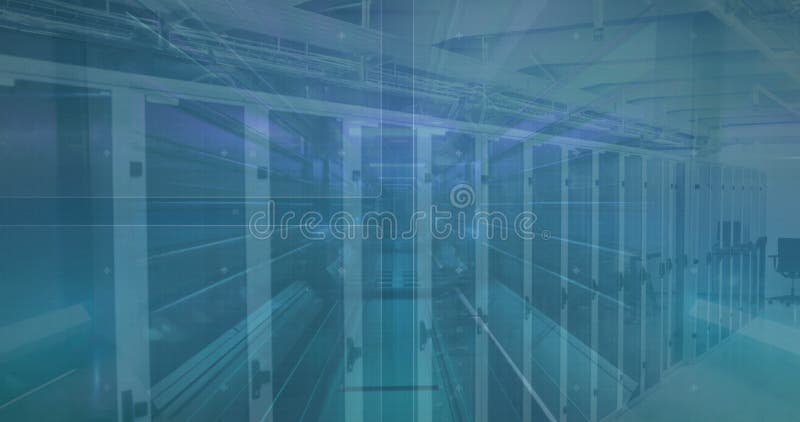 Image of Numbers, Data Processing and Sever Room Stock Illustration ...