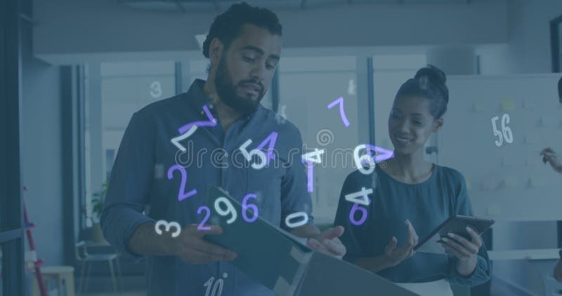 Image of Numeric Data Processing Over Diverse Creative Business ... Image of Numeric Data Processing Over Diverse Creative Business ...
