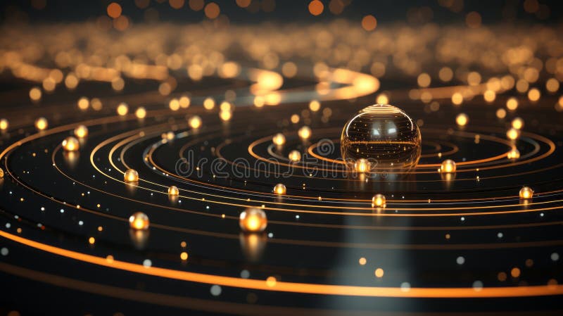 An Image of an Object Floating in a Pool of Water Stock Illustration ...