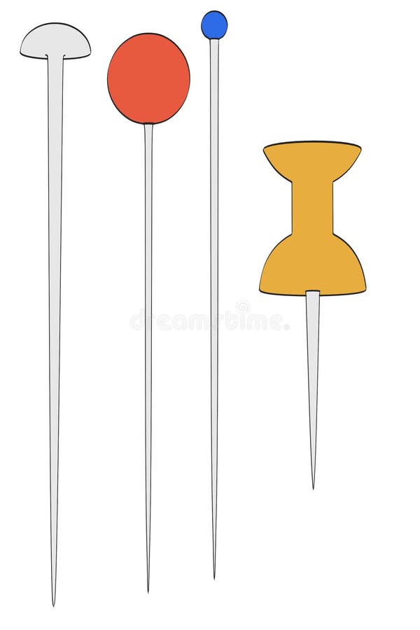 Image of office pins stock illustration. Illustration of board - 37449639