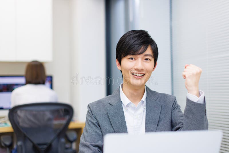Desk work businessman stock image. Image of notebook - 282467883