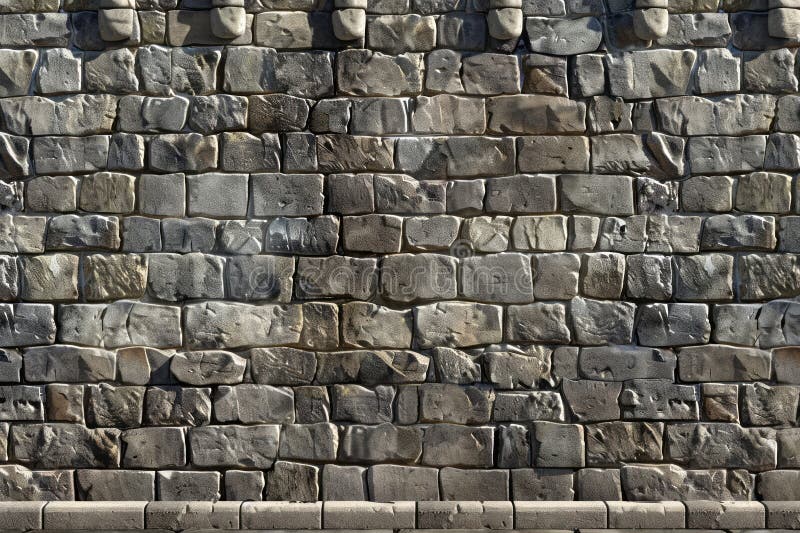 Image of Old Ancient Gray Stone Wall. Texture for Background Usage ...