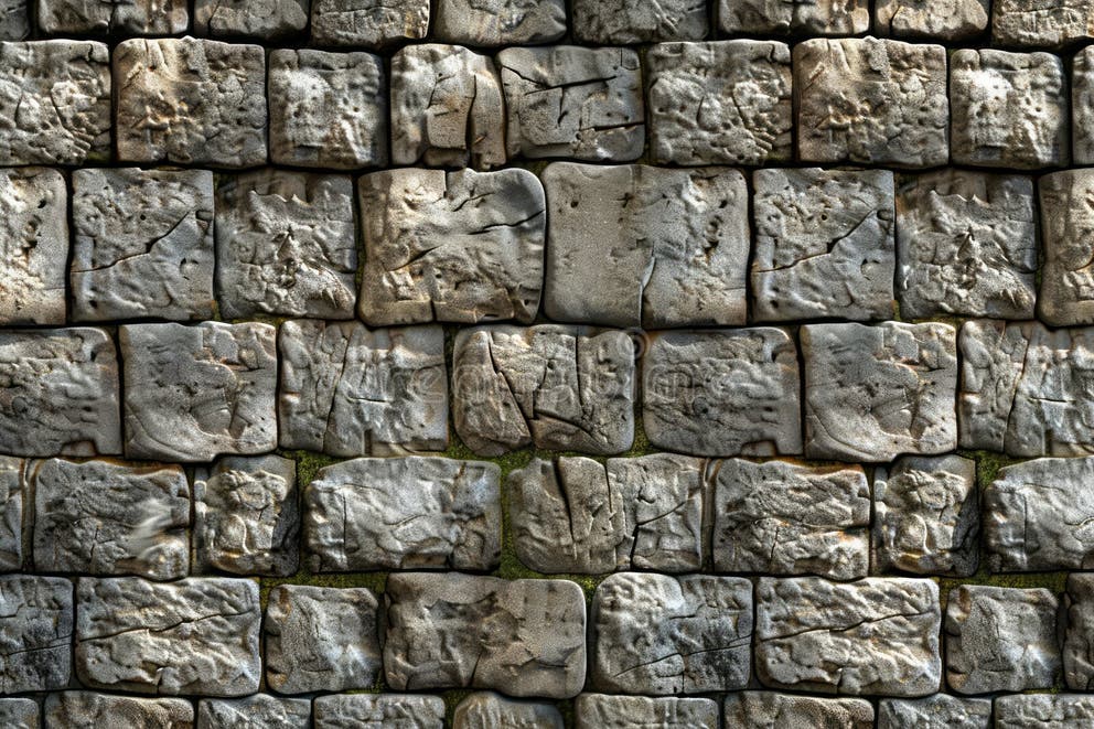 Image of Old Ancient Gray Stone Wall. Texture for Background Usage ...