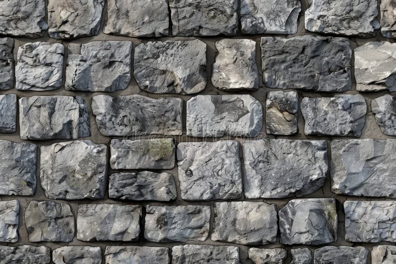 Image of Old Ancient Gray Stone Wall. Texture for Background Usage ...