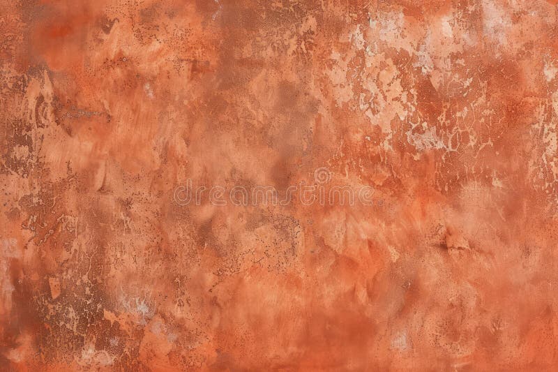 Image of Old Ancient Orange Plaster Wall. Texture for Background Usage ...