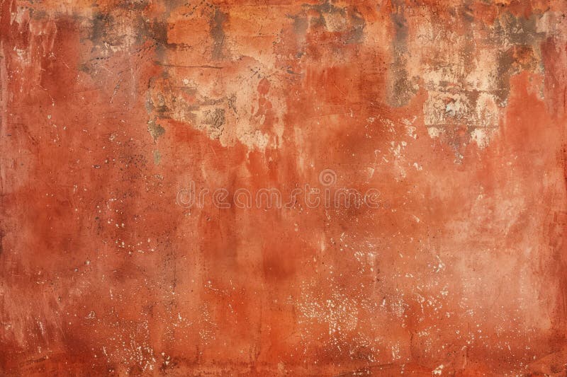 Image of Old Ancient Orange Plaster Wall. Texture for Background Usage ...