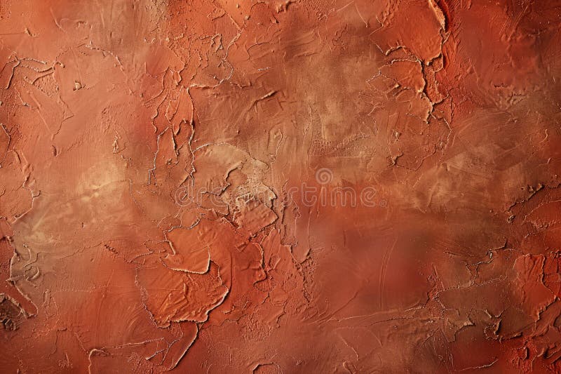 Image of Old Ancient Orange Plaster Wall. Texture for Background Usage ...
