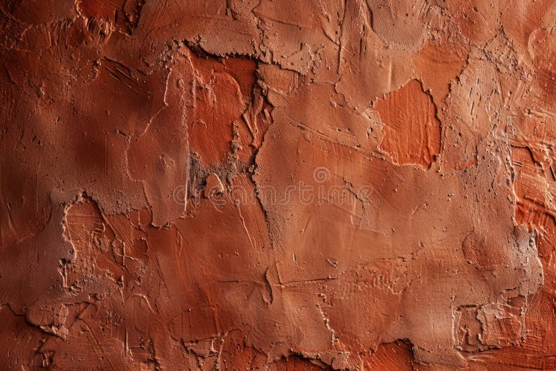 Image of Old Ancient Orange Plaster Wall. Texture for Background Usage ...