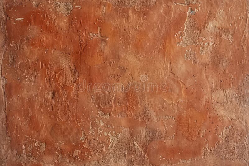 Image of Old Ancient Orange Plaster Wall. Texture for Background Usage ...