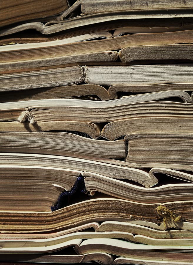 Image of Old Antique Books Stack Stock Photo - Image of library ...