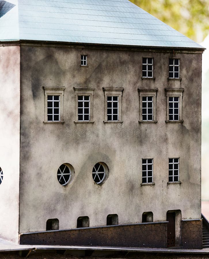 The Image of the Old Castle Walls and Roof in Ukraine Stock Photo ...