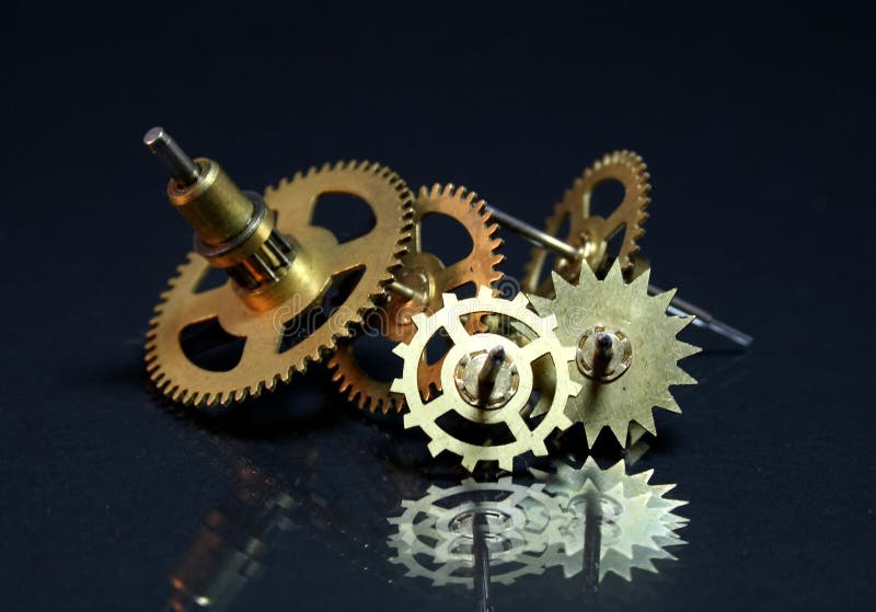 Image of a Old Clock S Parts Stock Photo - Image of spare, material ...