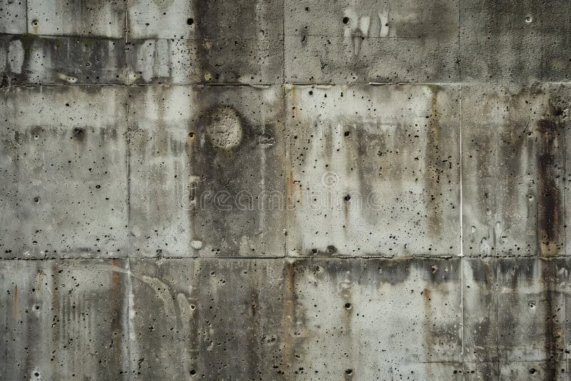 Image of Old Grey Concrete Bunker Wall. Texture for Background Usage ...