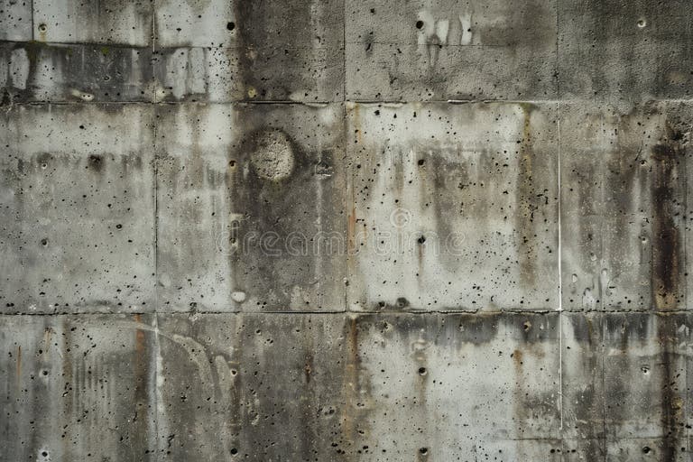 Image of Old Grey Concrete Bunker Wall. Texture for Background Usage ...