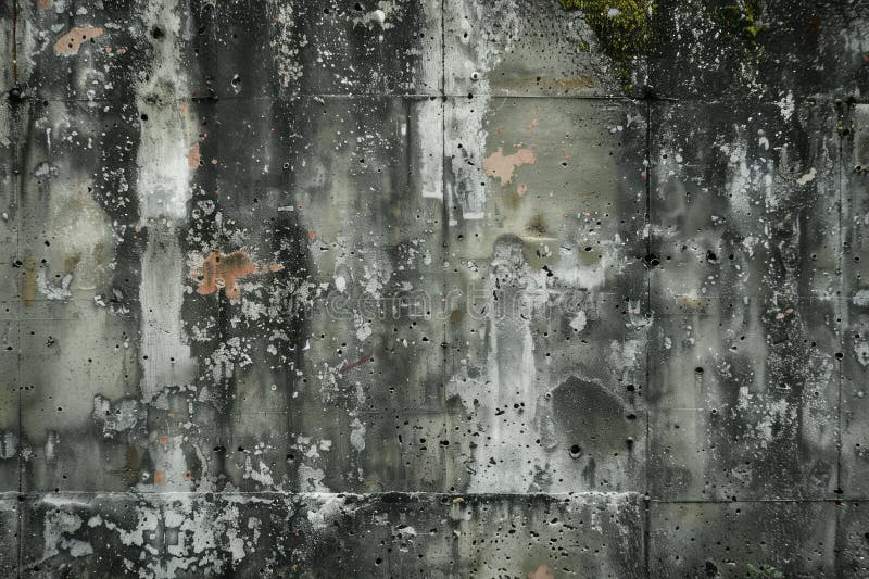 Image of Old Grey Concrete Bunker Wall. Texture for Background Usage ...