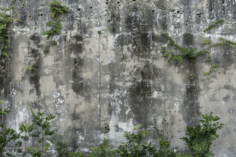 Image of Old Grey Concrete Bunker Wall. Texture for Background Usage ...