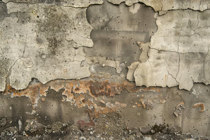 Image of Old Grey Concrete Bunker Wall. Texture for Background Usage ...