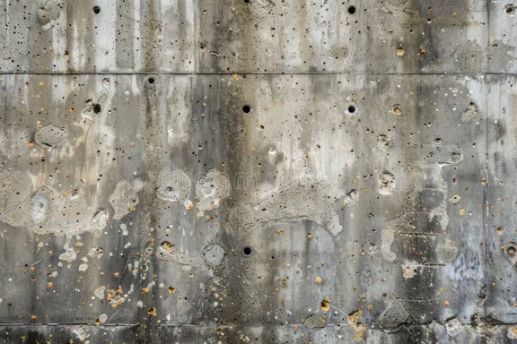 Image of Old Grey Concrete Bunker Wall. Texture for Background Usage ...