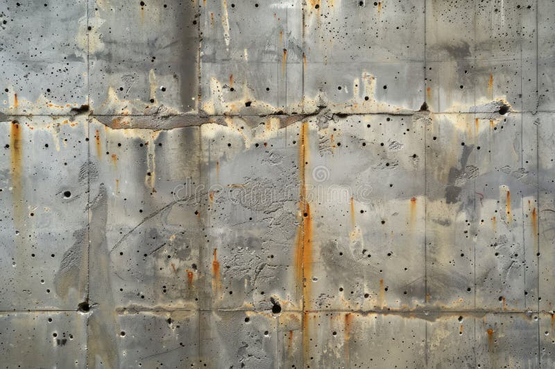 Image of Old Grey Concrete Bunker Wall. Texture for Background Usage ...