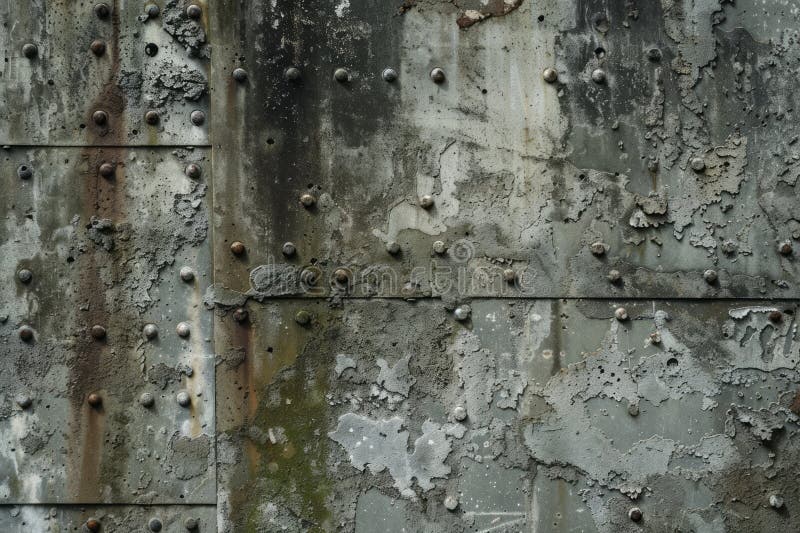 Image of Old Grey Concrete Bunker Wall. Texture for Background Usage ...