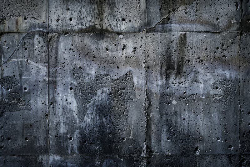 Image of Old Grey Concrete Bunker Wall. Texture for Background Usage ...