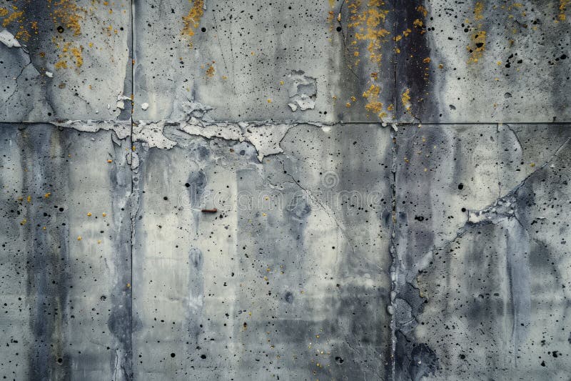 Image of Old Grey Concrete Bunker Wall. Texture for Background Usage ...