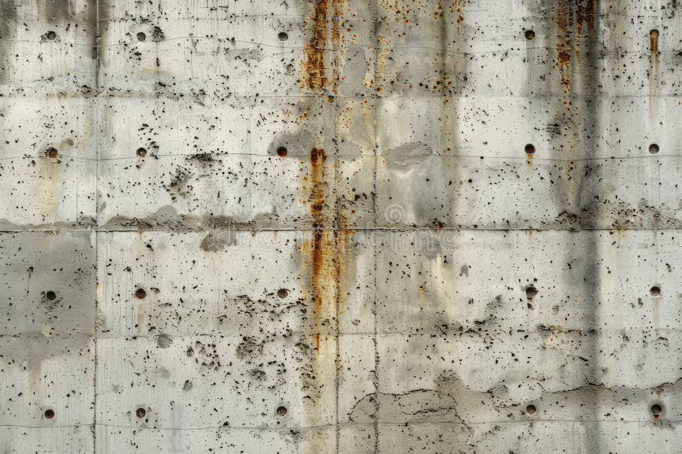 Image of Old Grey Concrete Bunker Wall. Texture for Background Usage ...