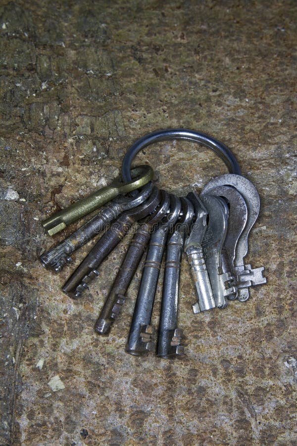 Old Keys stock image. Image of component, steel, bunch - 99692353
