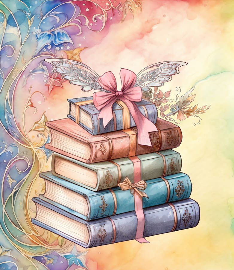 Old Paper Magical Books Vintage Junk Journal Digital Paper Stock Image ...