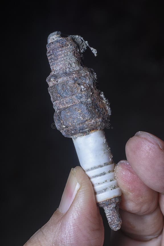 Image of an Old Rusty Spark Plug Stock Image - Image of motorcycle ...