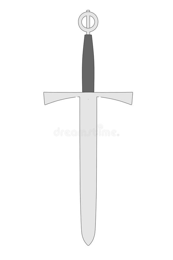 Image of old sword stock illustration. Illustration of blade - 39128278