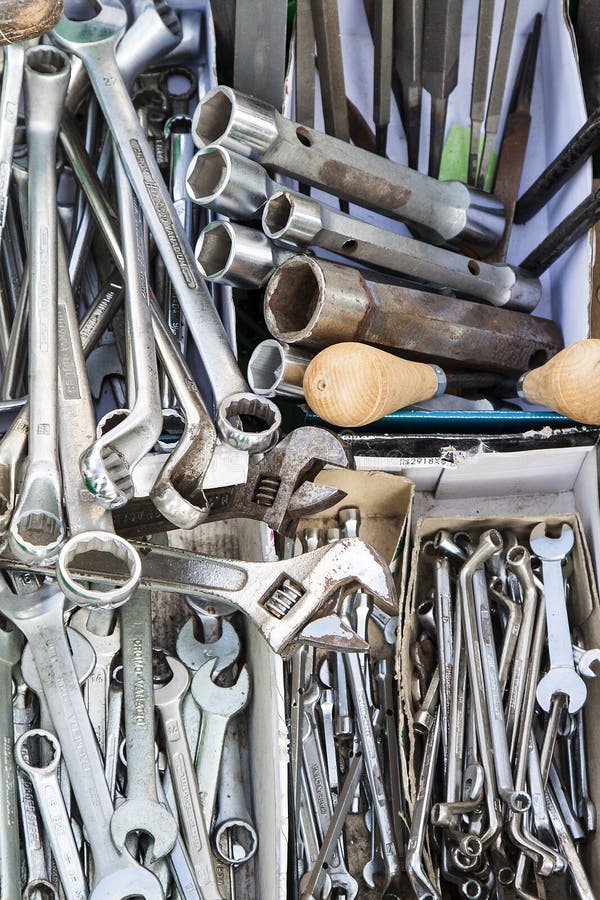 Old tools stock photo. Image of mechanic, wrench, industry - 30048412