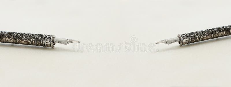 Image of Old Vintage Ink Pen Stock Photo - Image of concept, design ...