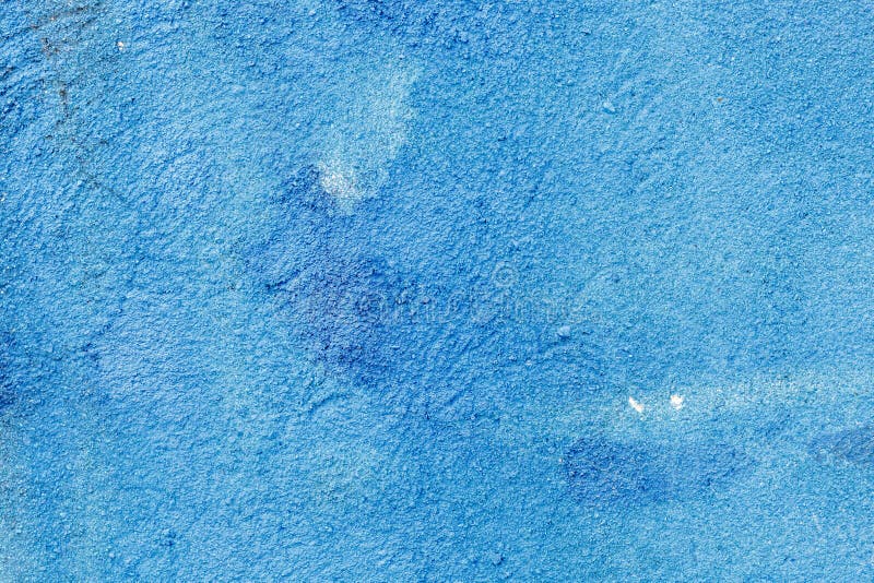 Old Weathered Blue Painted Concrete Wall Texture Stock Photo - Image of ...