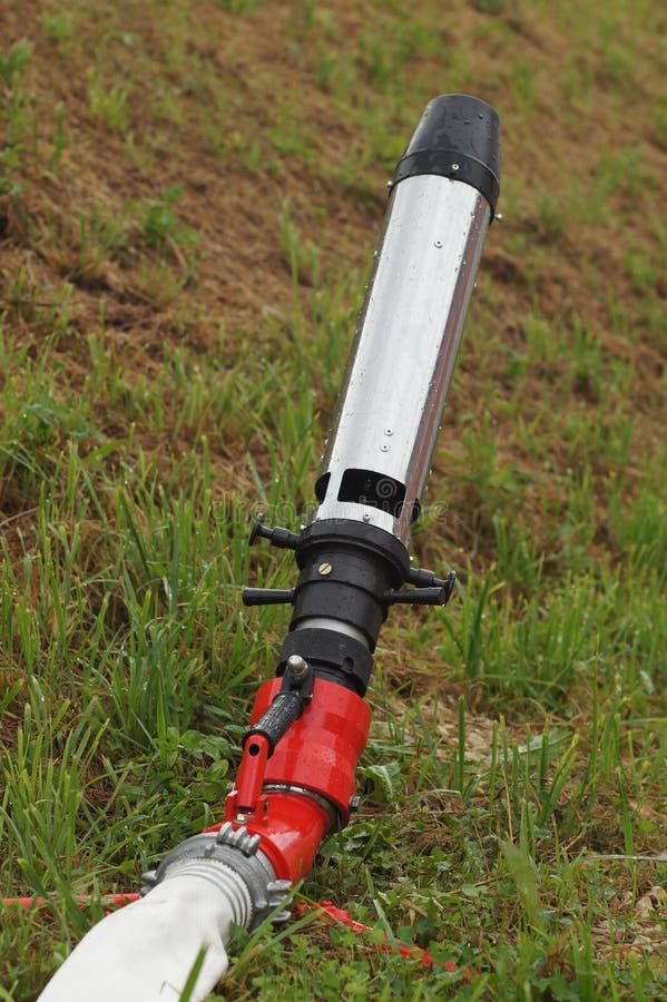 Image of One of the Types of Fire Barrel at the Starting Position ...