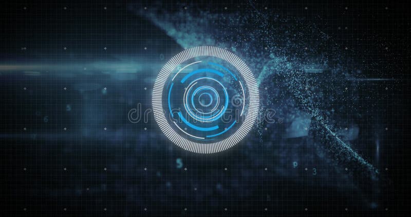 Image of Online Security Padlock, Data Processing, Scope Scanning and Computer Circuit Board ...