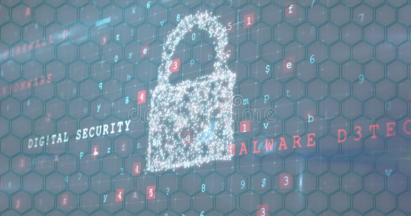 Padlock and warning sign stock illustration. Illustration of details ...